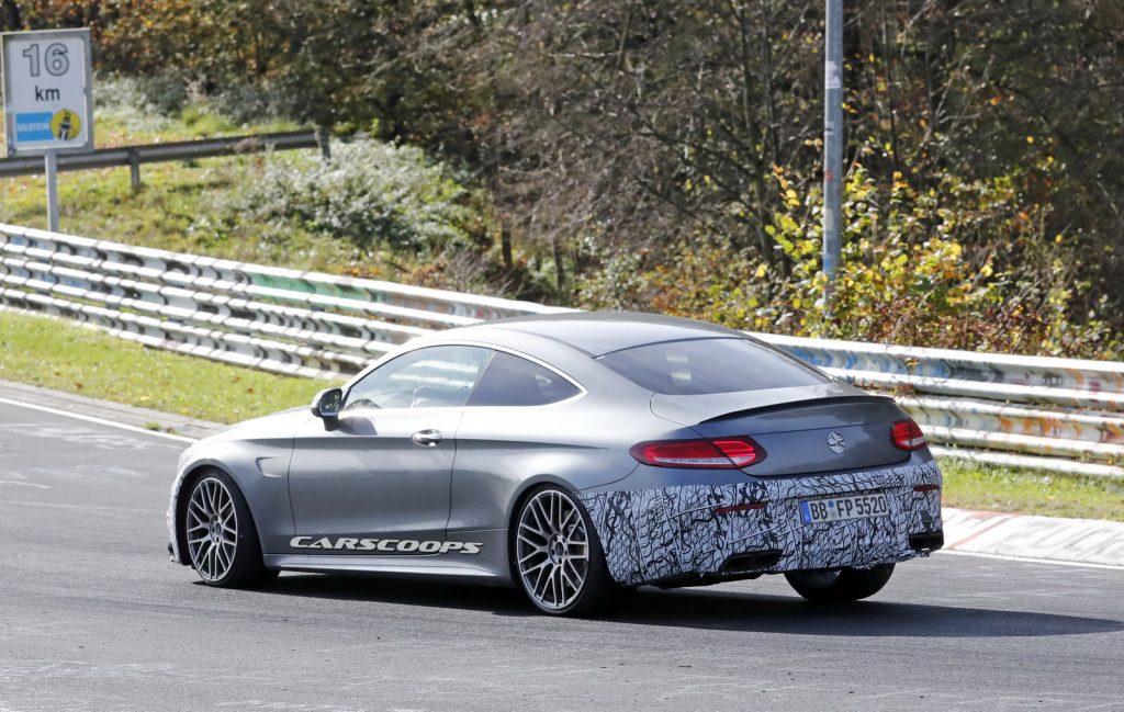 Facelifted Mercedes-AMG C63 Coupe Stretching Its Legs At The Track ...