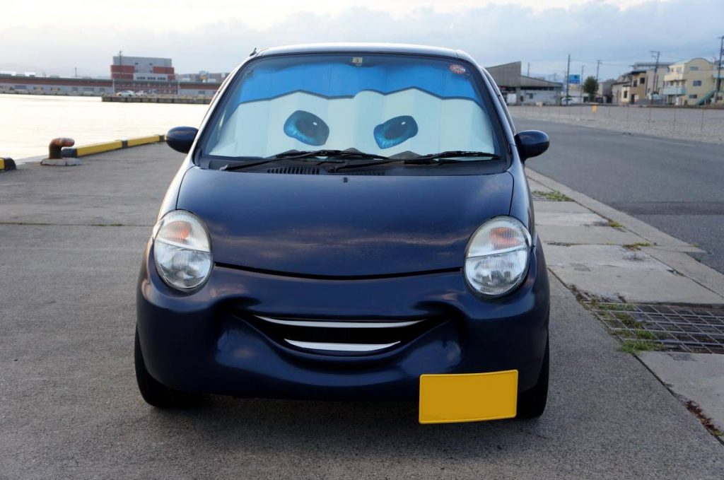 Is It Halloween Already? Pixar’s Cars Inspire Smiley-Faced Suzuki Mods ...