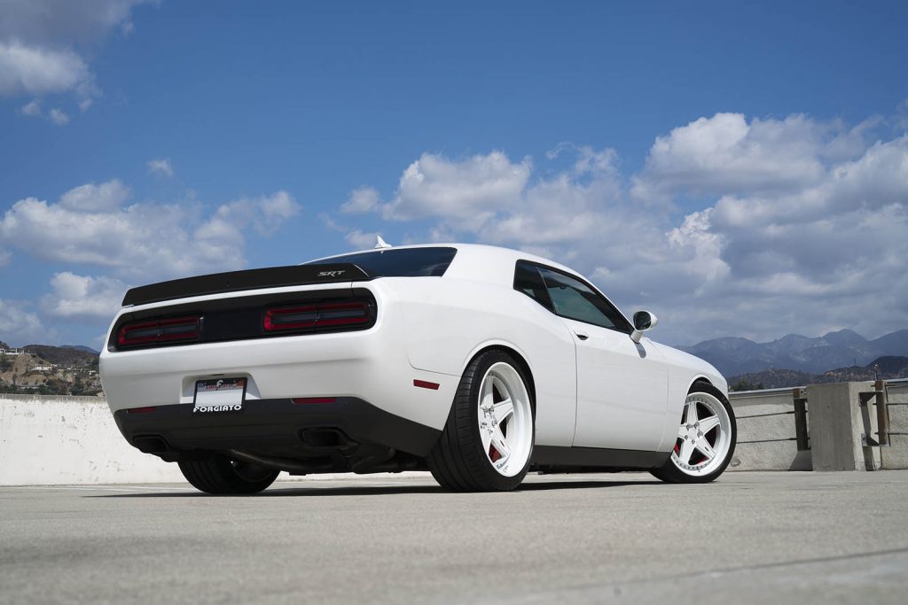 Challenger Hellcat Ready To Storm The Strip On Fat Forgiato Rollers ...
