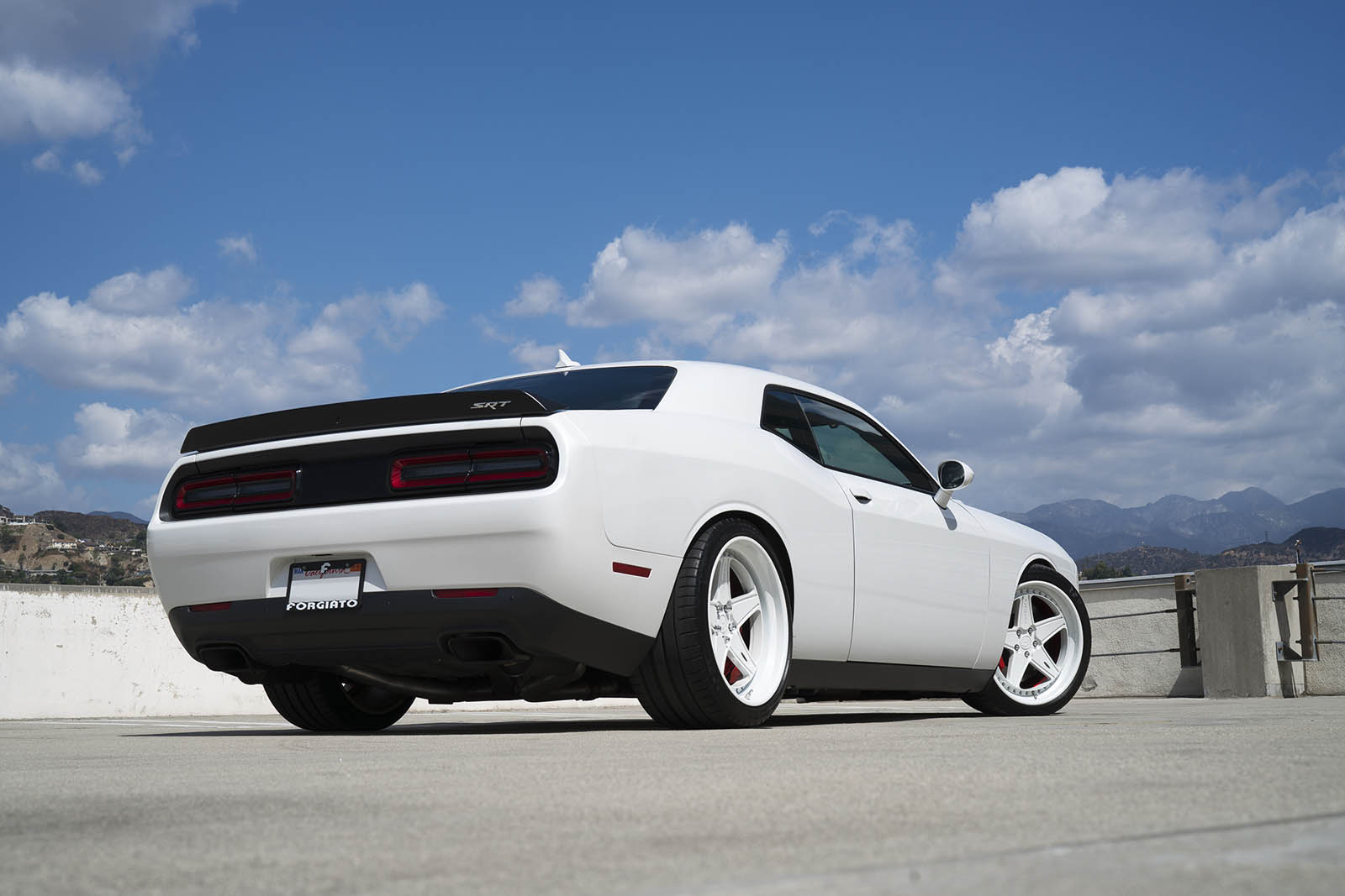Challenger Hellcat Ready To Storm The Strip On Fat Forgiato Rollers ...