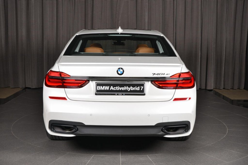 White BMW 740Le Wears M Sport Kit Like Badge Of Honor | Carscoops