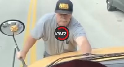 Angry Man Charged After Riding On School Bus | Carscoops