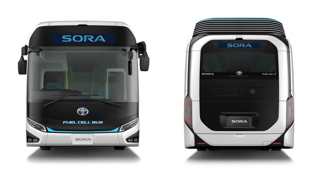 Tokyo, Your Fuel-Cell City Bus Has Arrived In The Toyota Sora | Carscoops