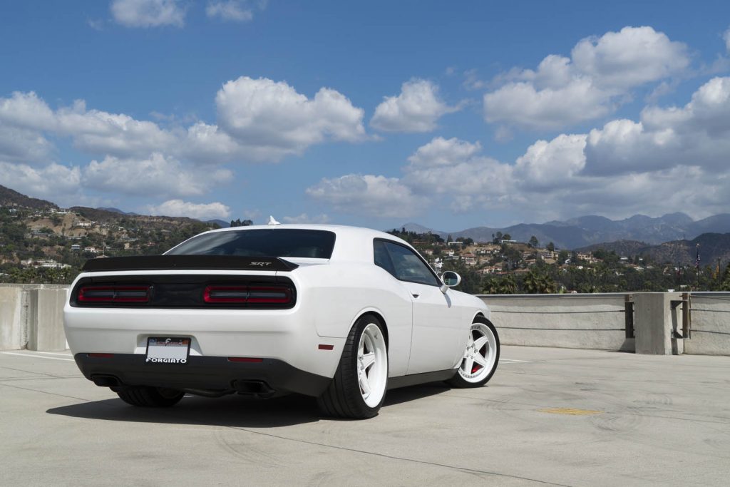 White Challenger White Rims