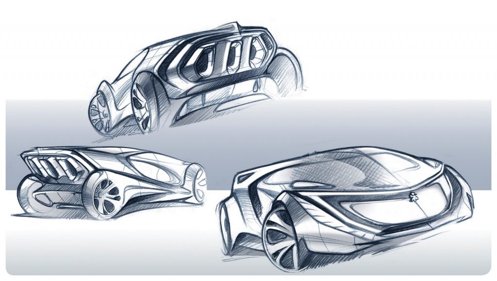 Flying Cars Of The Future Drawing