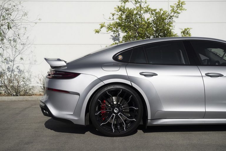 New Porsche Panamera Shows Off Widebody Kit And 22″ Wheels | Carscoops