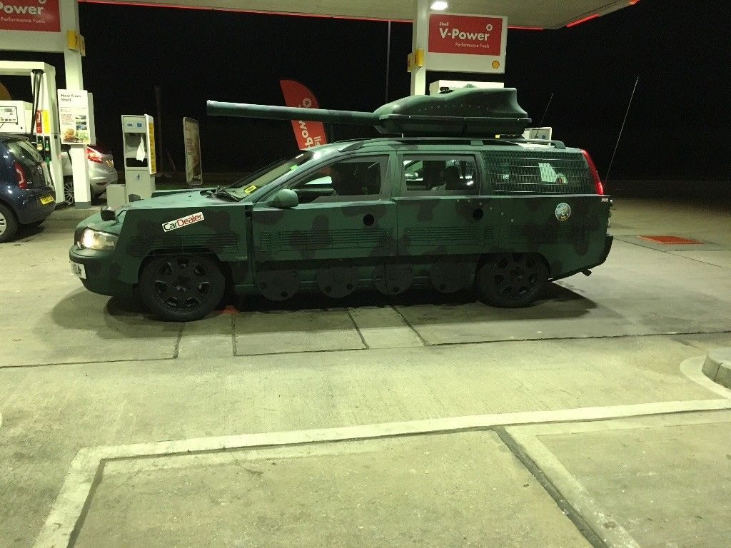 You Can Buy This Tank-Converted Volvo V70 | Carscoops