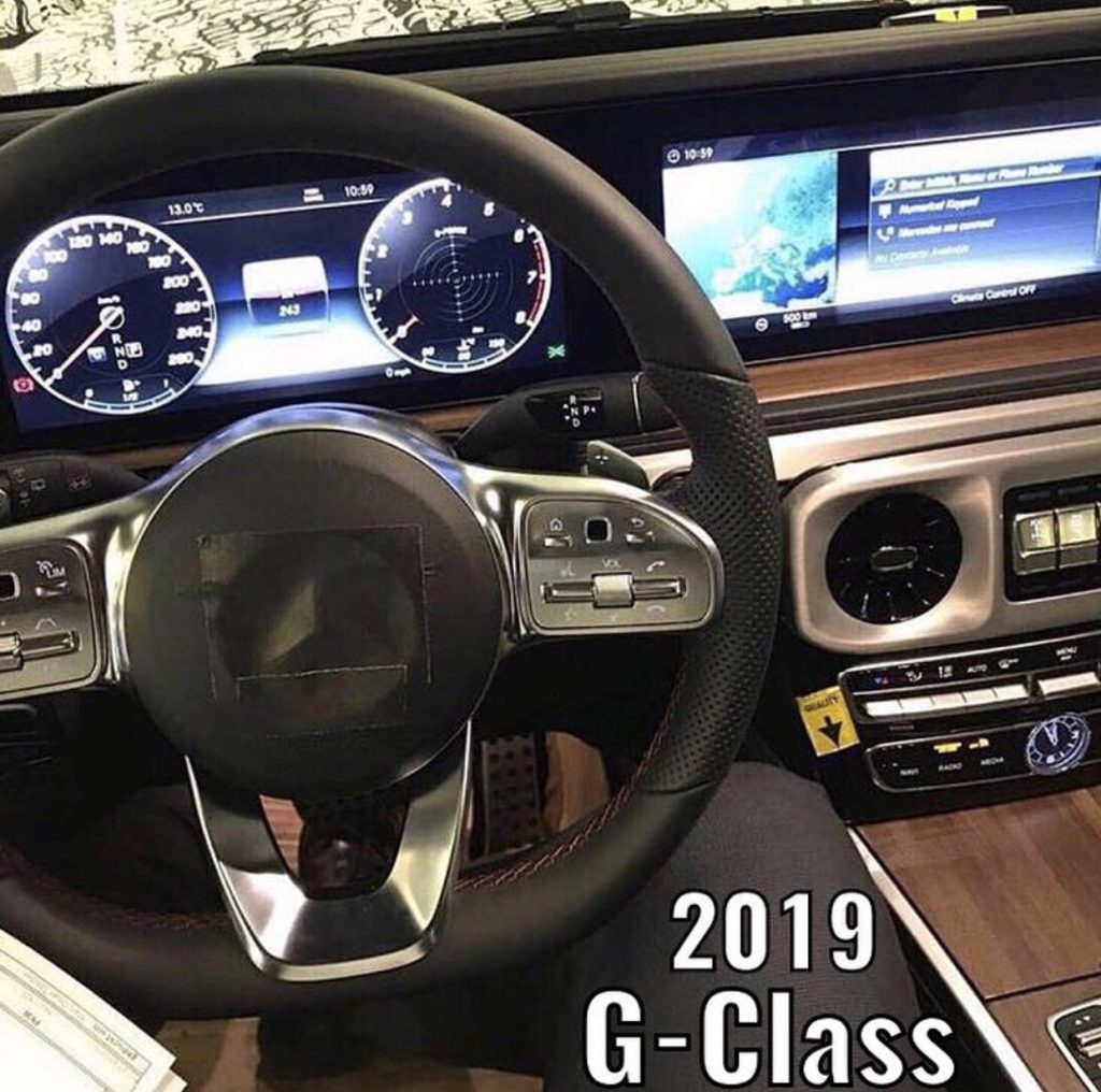 2019 Mercedes G-Class Interior Shows Up In New Leaked Images | Carscoops