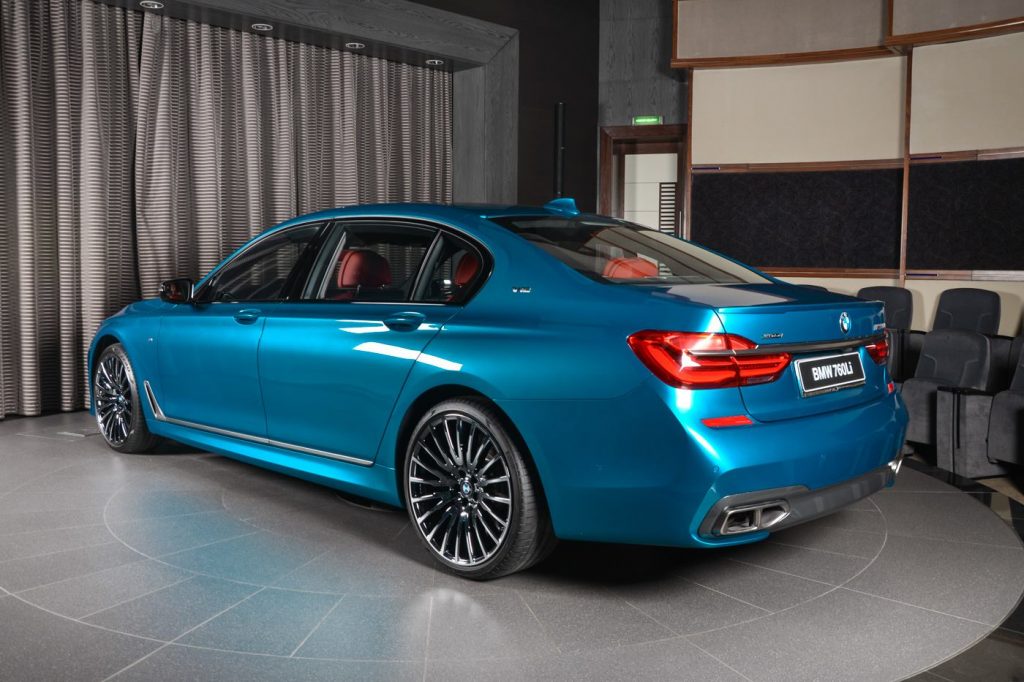 BMW M760Li Individual Looks Extra Special In Long Beach Blue Coat ...
