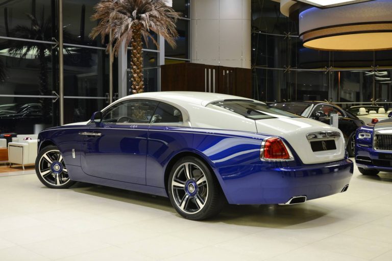Blue And White Rolls-Royce Wraith Is Bespoke To Its Core | Carscoops
