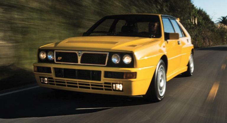 Yellow Lancia Delta HF Intergrale Evoluzione To Be Sold Without Reserve ...