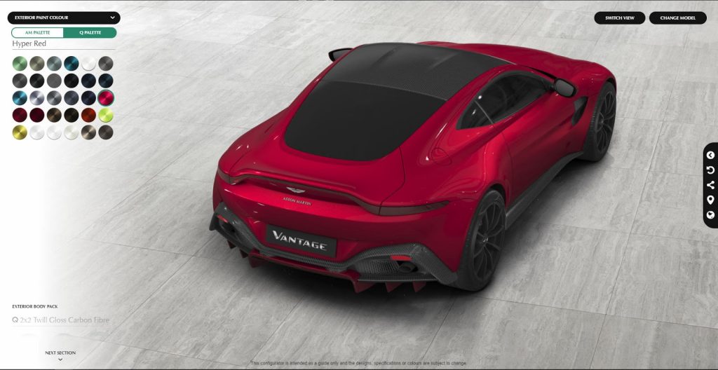 Create Your Perfect Aston Martin Vantage With New Configurator | Carscoops