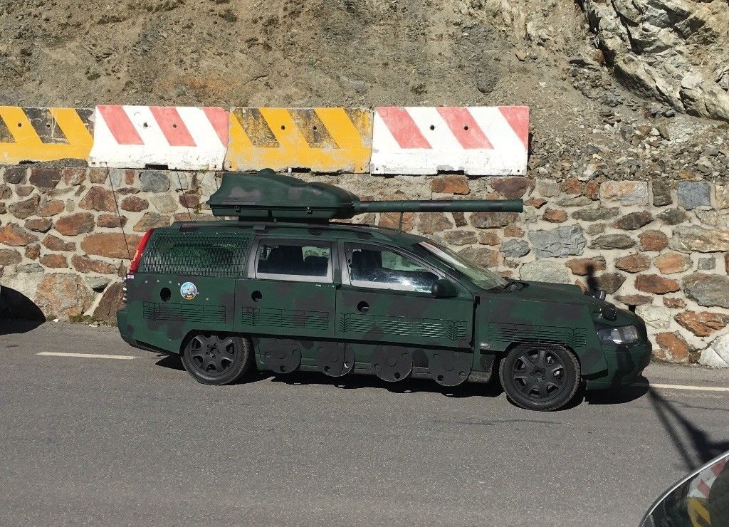 You Can Buy This Tank-Converted Volvo V70 | Carscoops