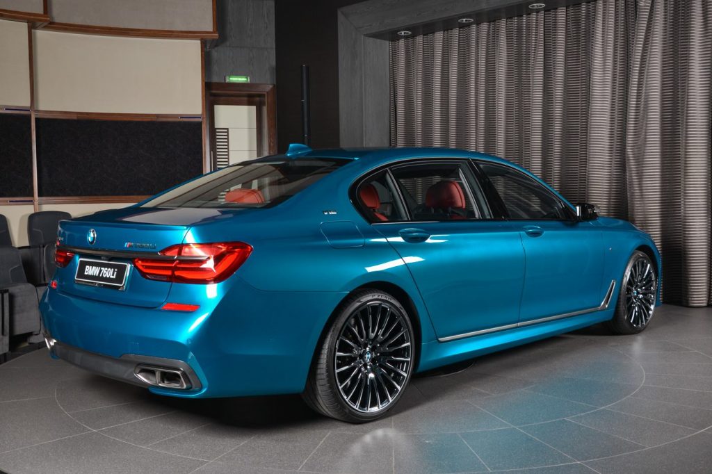 BMW M760Li Individual Looks Extra Special In Long Beach Blue Coat ...