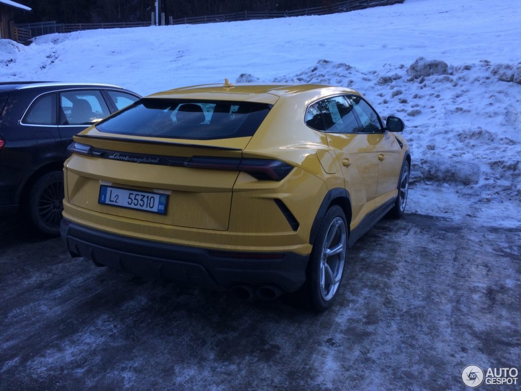 Bright Yellow Lamborghini Urus Spotted In The Austrian Alps | Carscoops