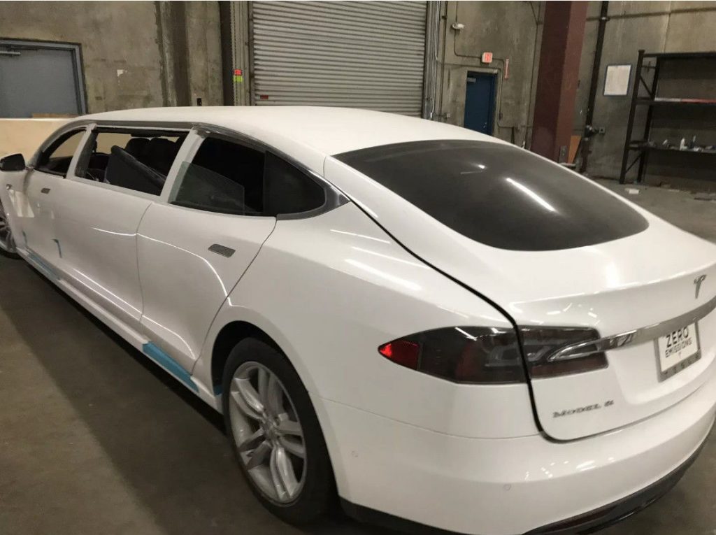 ‘World’s First’ Tesla Model S Limo Selling For $67k On Ebay | Carscoops