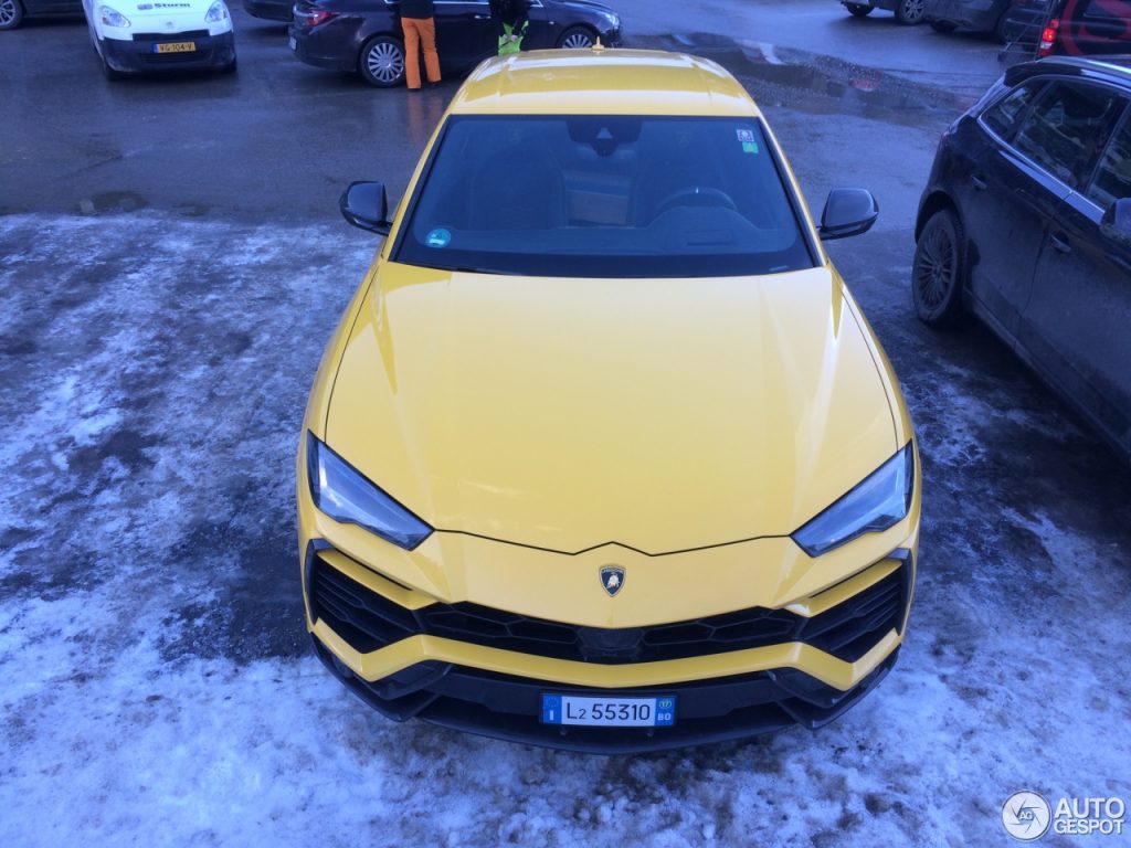 Bright Yellow Lamborghini Urus Spotted In The Austrian Alps | Carscoops
