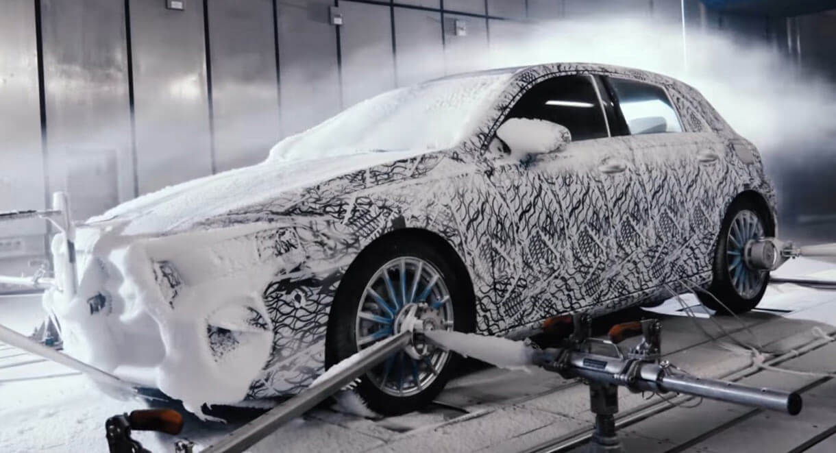 2019 Mercedes-Benz A-Class Goes Winter Testing In New Teaser | Carscoops