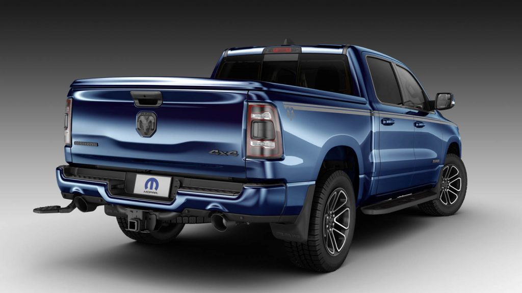 2019 Ram 1500 Looks Boss All Mopar’d Out In Patriot Blue | Carscoops