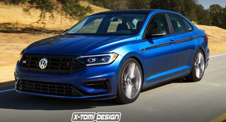 2019 VW Jetta Dressed In Digital GTI, R And SportWagon Guise | Carscoops
