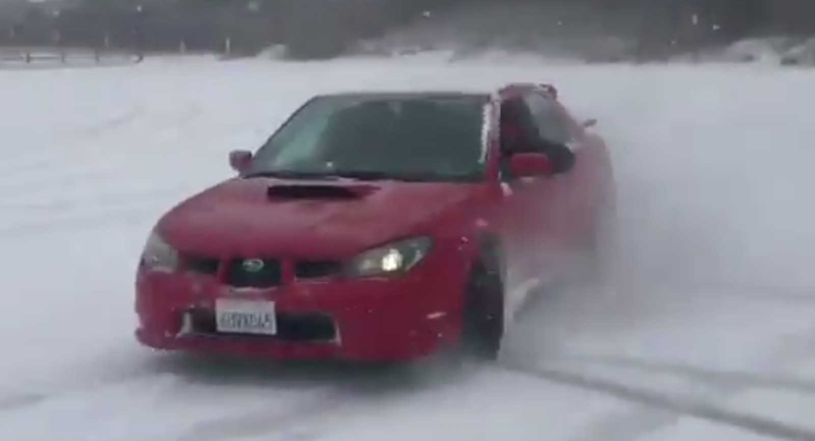 Baby Driver Returns To Subaru WRX To Pull Off Snowy Drifts | Carscoops
