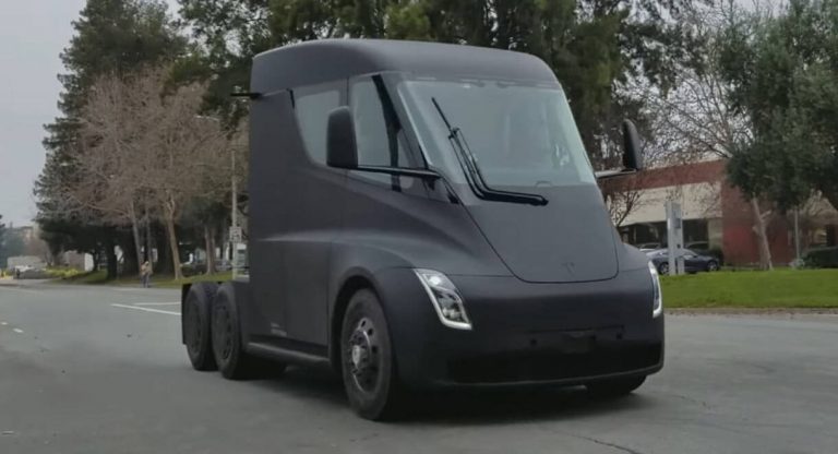 Tesla Semi Prototype Scooped Testing On Public Roads | Carscoops
