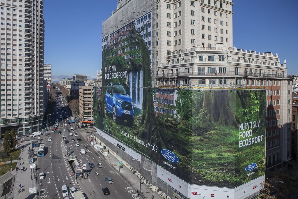 Ford Creates World’s Largest Billboard For The New EcoSport | Carscoops
