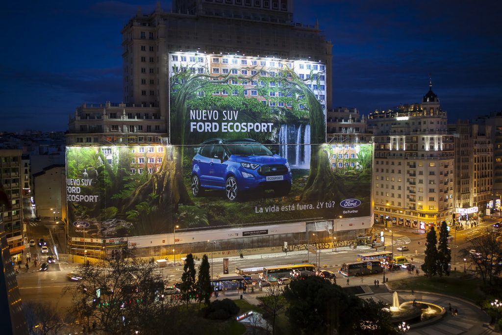 Ford Creates World’s Largest Billboard For The New EcoSport | Carscoops