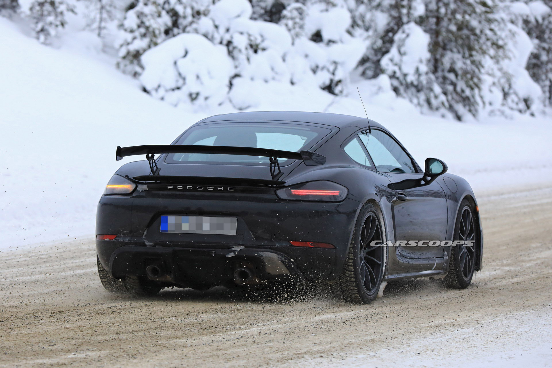 Porsche 718 Cayman GT4 Scooped With A Possible 4.0L Flat-Six [New ...