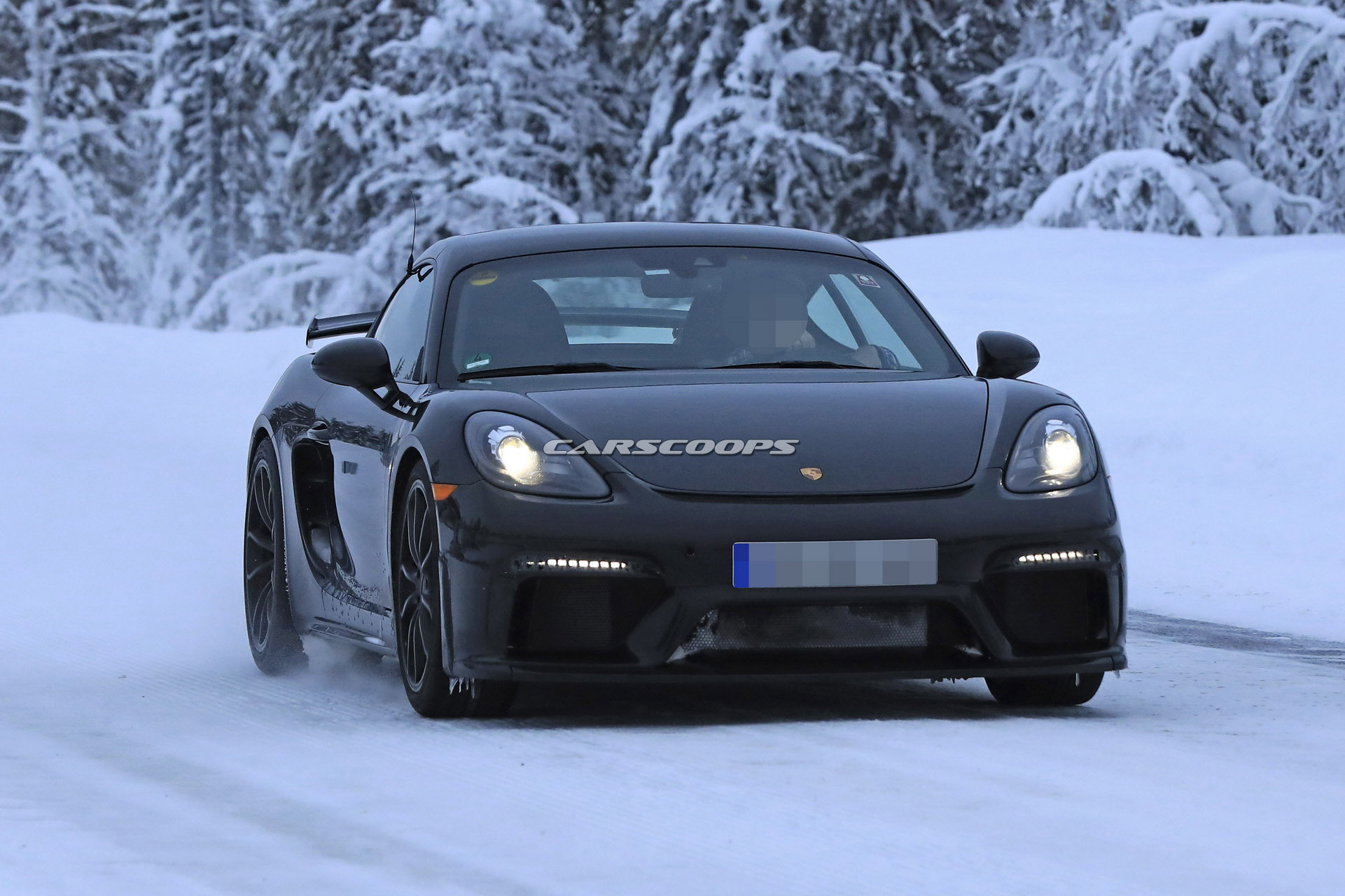 Porsche 718 Cayman GT4 Scooped With A Possible 4.0L Flat-Six [New ...