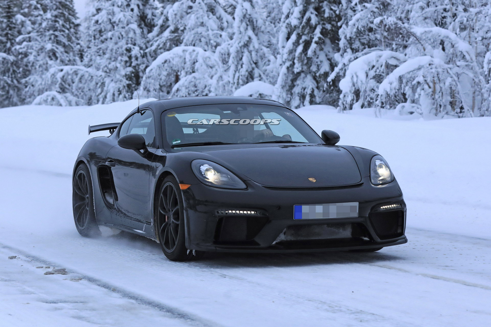 Porsche 718 Cayman GT4 Scooped With A Possible 4.0L Flat-Six [New ...