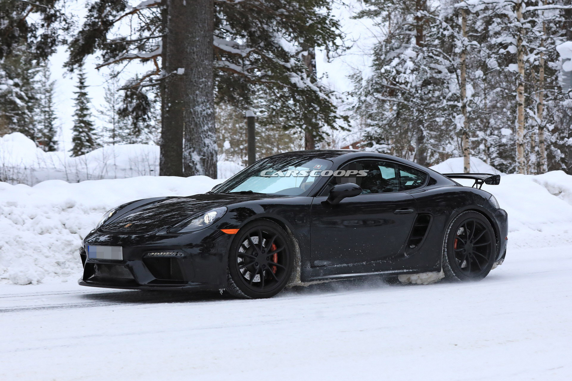 Porsche 718 Cayman GT4 Scooped With A Possible 4.0L Flat-Six [New ...