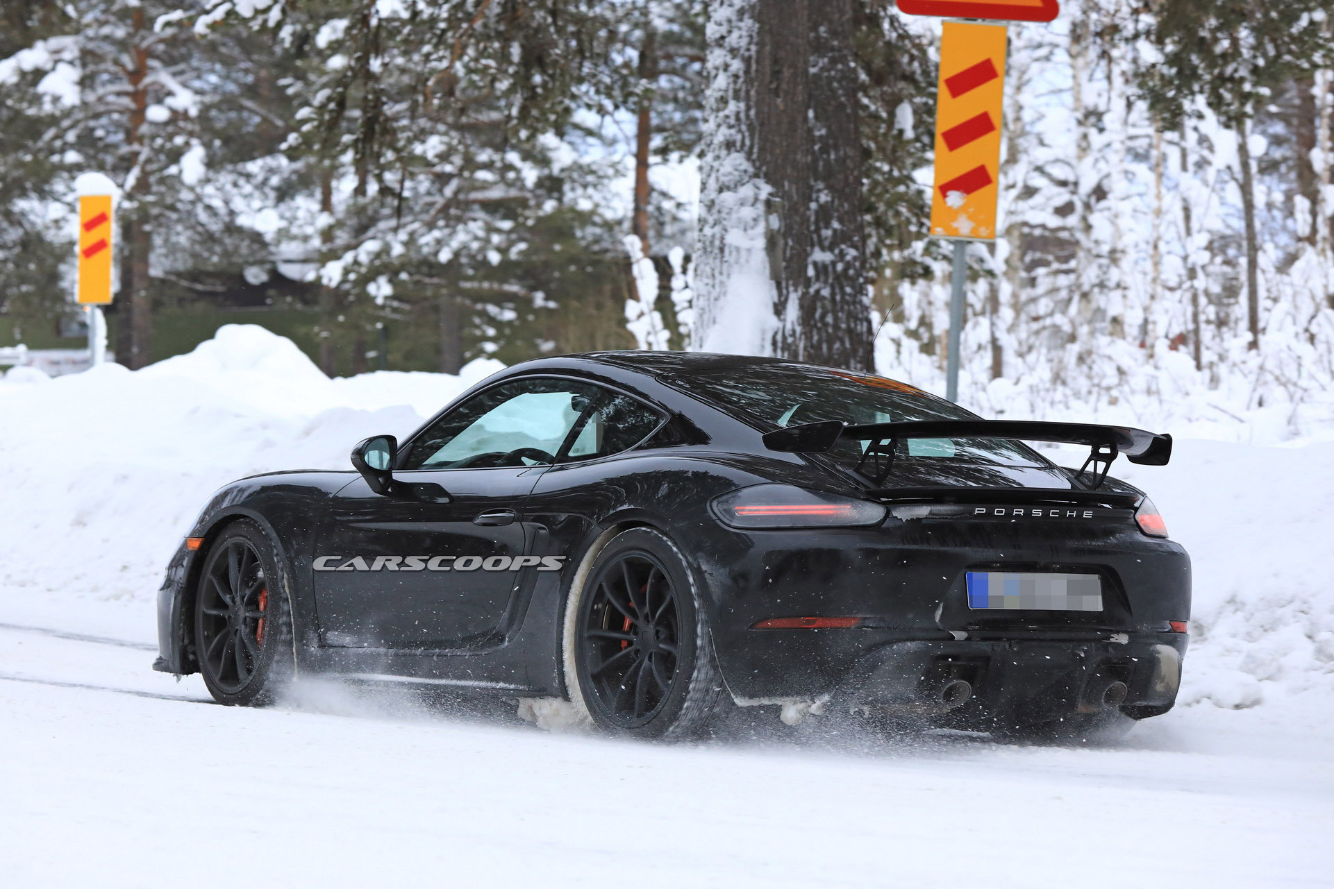 Porsche 718 Cayman GT4 Scooped With A Possible 4.0L Flat-Six [New ...