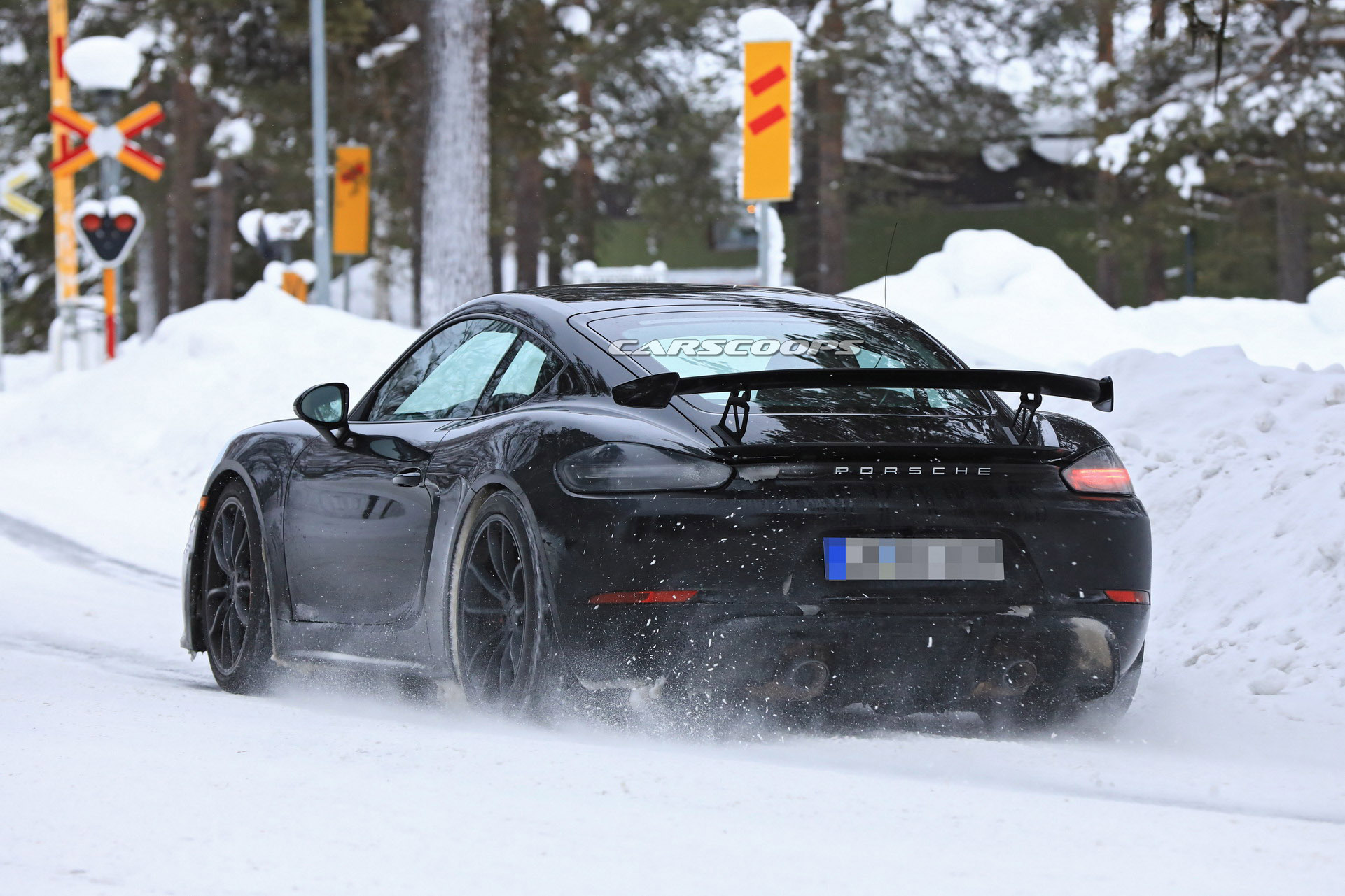 Porsche 718 Cayman GT4 Scooped With A Possible 4.0L Flat-Six [New ...