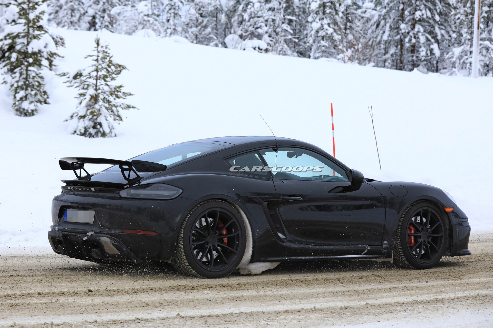 Porsche 718 Cayman GT4 Scooped With A Possible 4.0L Flat-Six [New ...