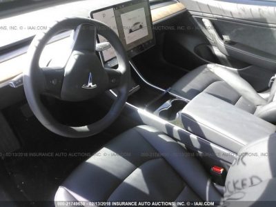 Totaled Tesla Model 3 Is A Sad Sight At Auction Lot | Carscoops