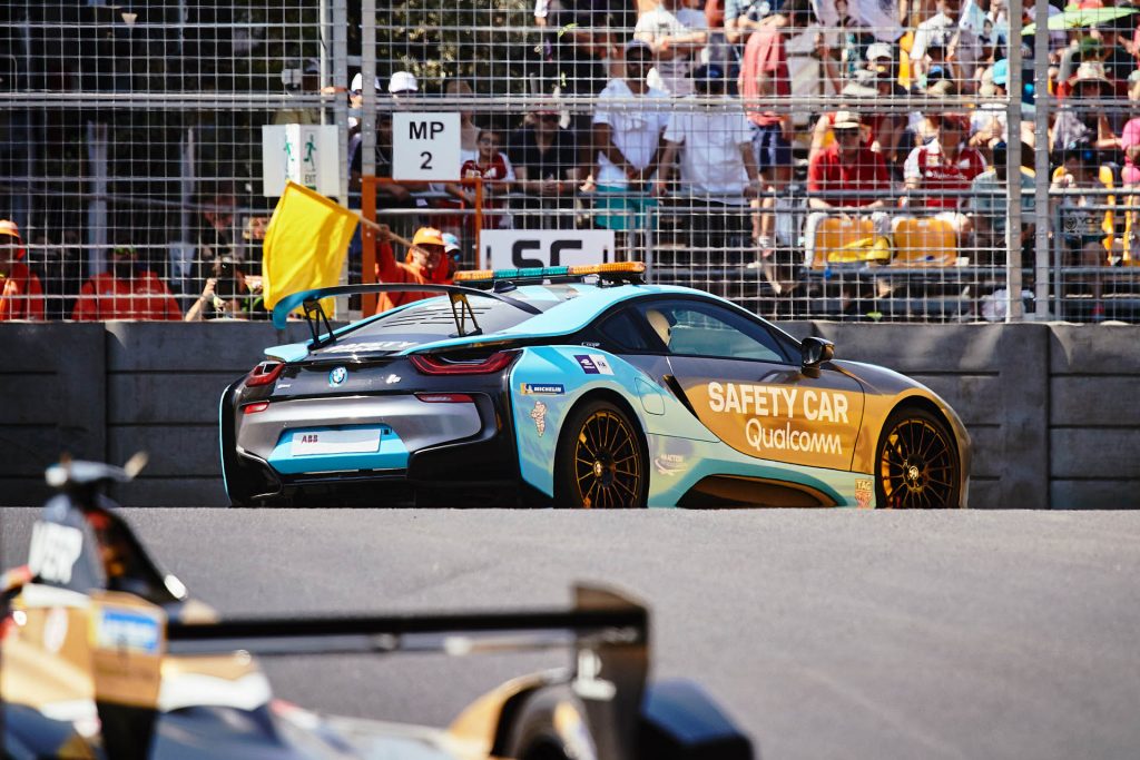 BMW i8 Hits The Track With Inductive Charging As Formula E Safety Car ...