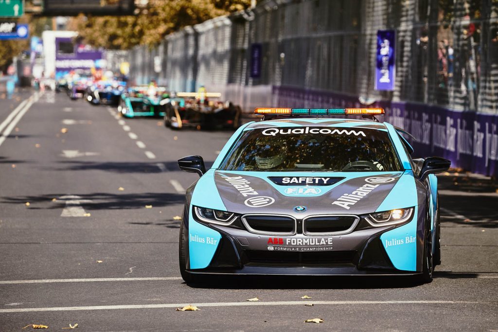 BMW i8 Hits The Track With Inductive Charging As Formula E Safety Car ...