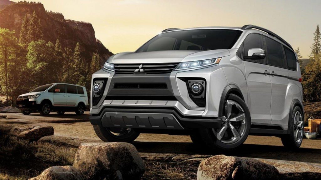 2019 Mitsubishi Delica Is A Minivan Crossover Based On The Outlander ...
