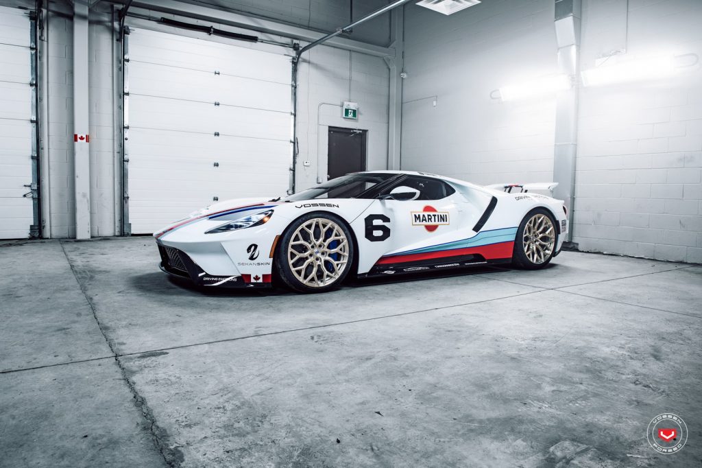 Ford GT With Martini Livery And Vossen Wheels Is Pure Automotive P@rn ...