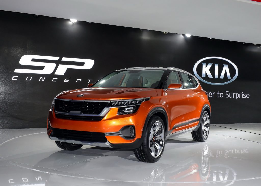 Kia SP Concept Arrives At Auto Expo To Preview Production Model | Carscoops