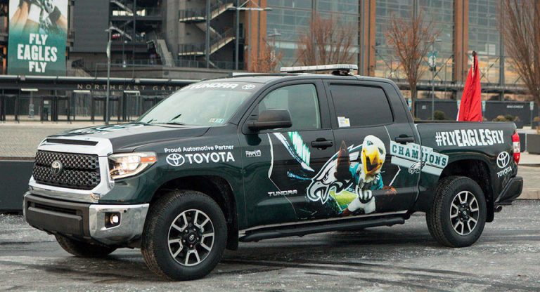 2018 Toyota Tundra Led The Philadelphia Eagles’ Super Bowl Parade ...