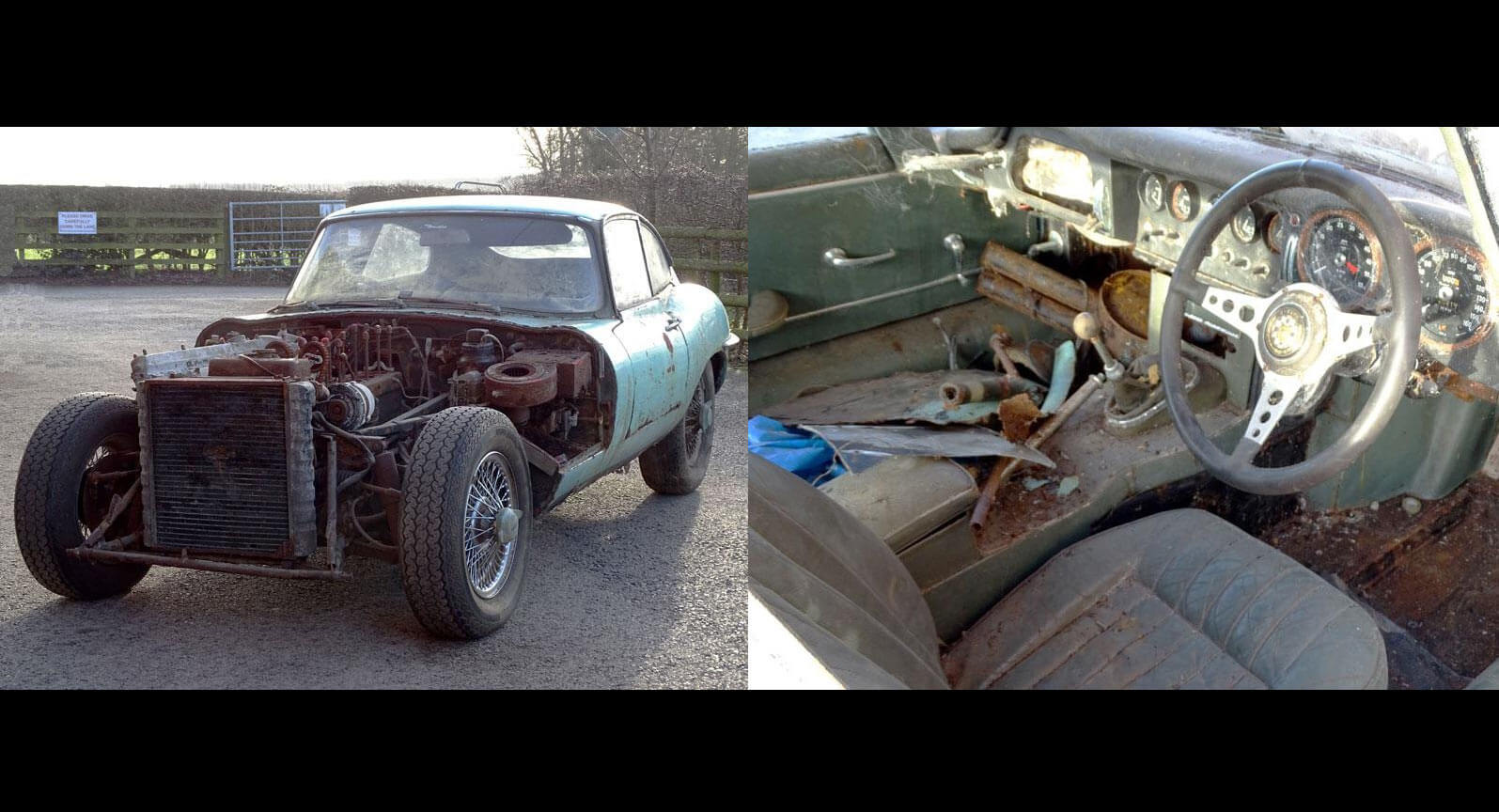 Rusty Mess Of A Jaguar E-Type Somehow Fetches Almost £42,000 At Auction ...