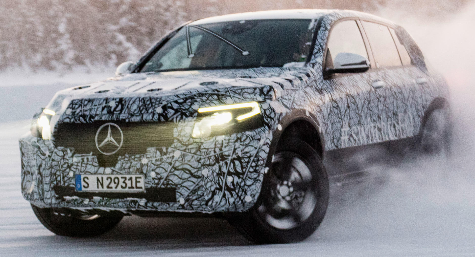 Mercedes EQ C Teased As Company Completes Winter Testing | Carscoops