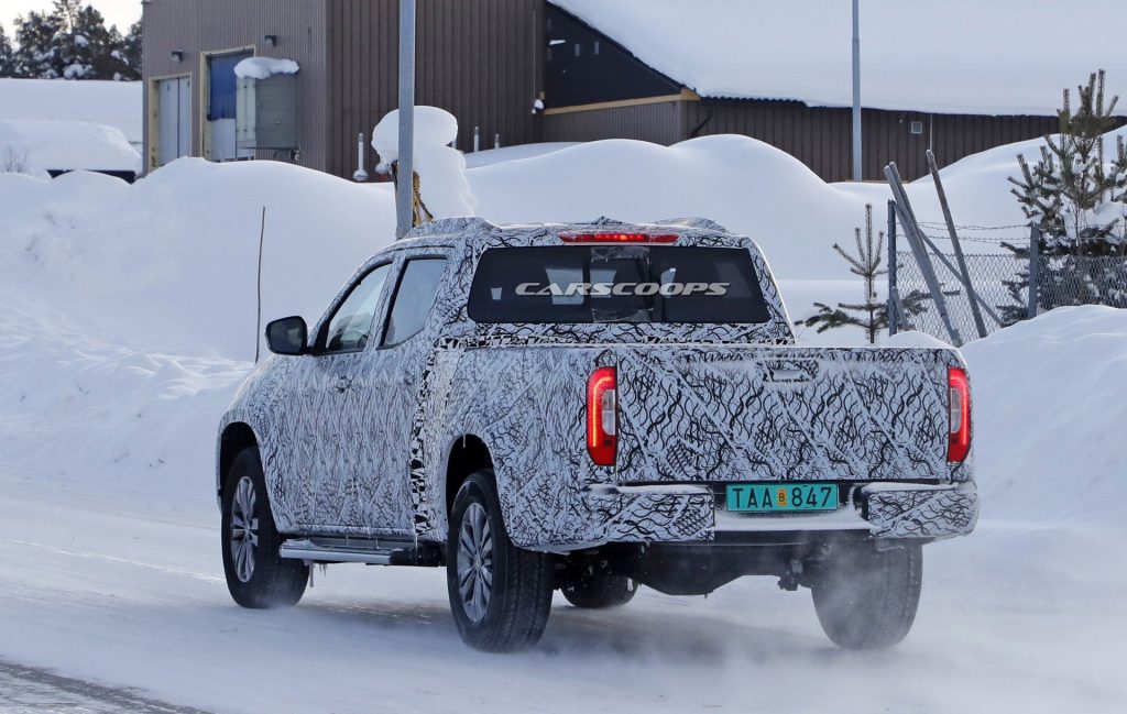 Mercedes X-Class Spied With A Longer Rear Bed | Carscoops