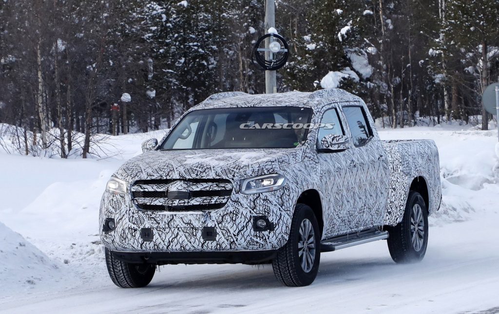 Mercedes X-Class Spied With A Longer Rear Bed | Carscoops