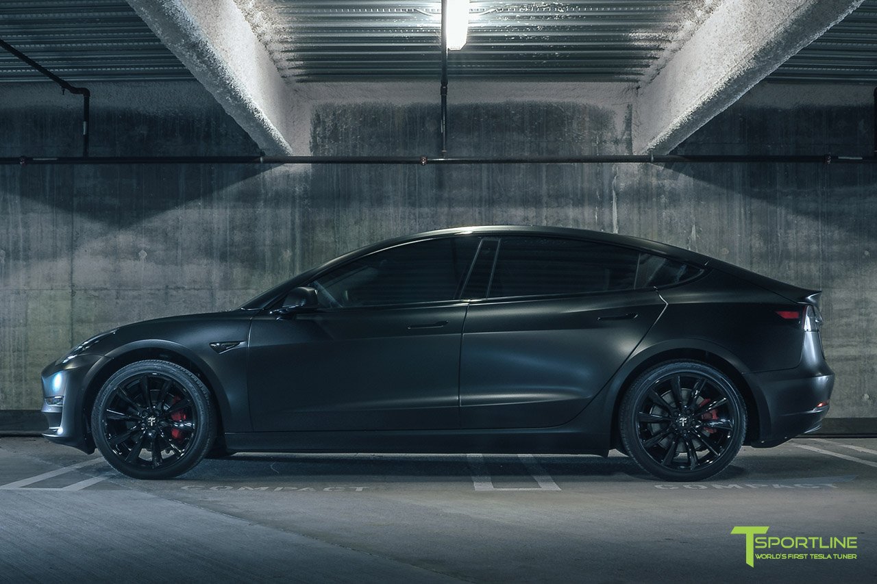 T Sportsline Makes An All-Black Tesla Model 3 And It Looks Great ...