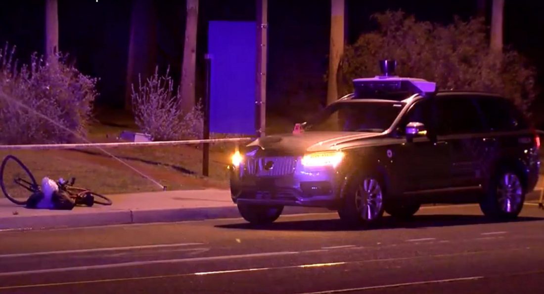Uber Car In Self-Driving Mode Struck And Killed A Pedestrian, Company ...