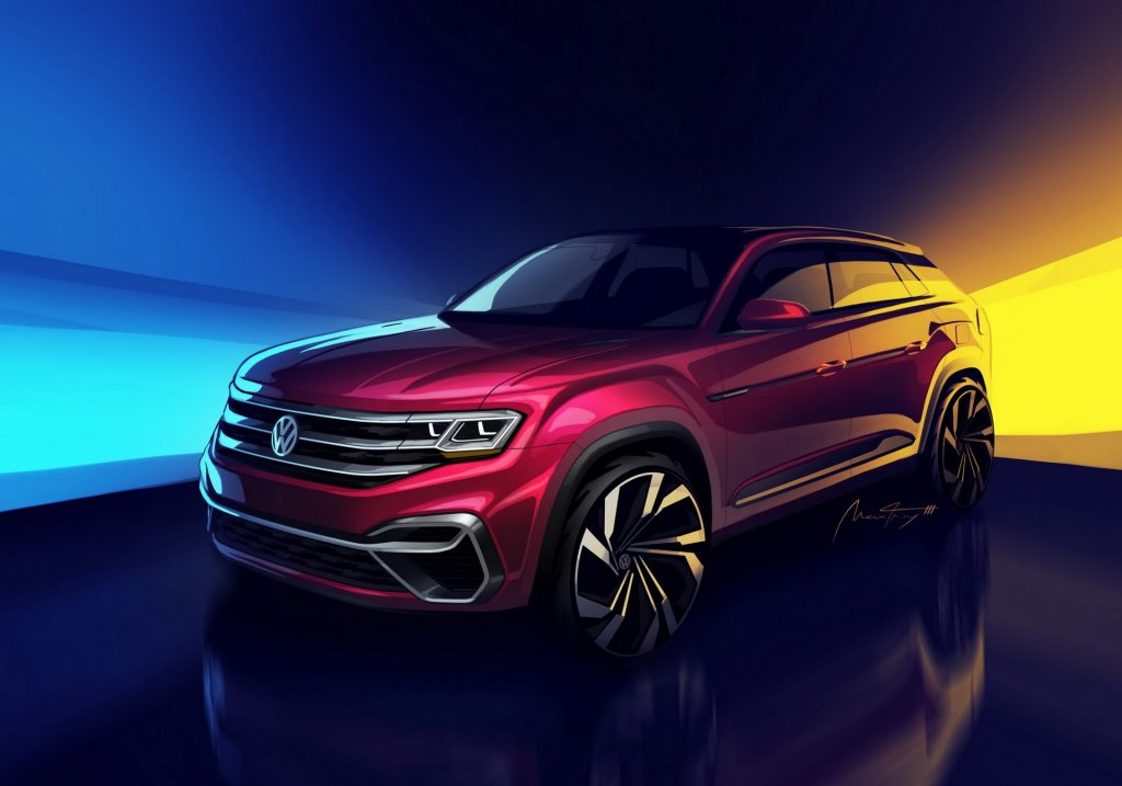 VW Atlas Crossover Coupe Gets Final Teaser Ahead Of Tuesday’s Unveiling ...