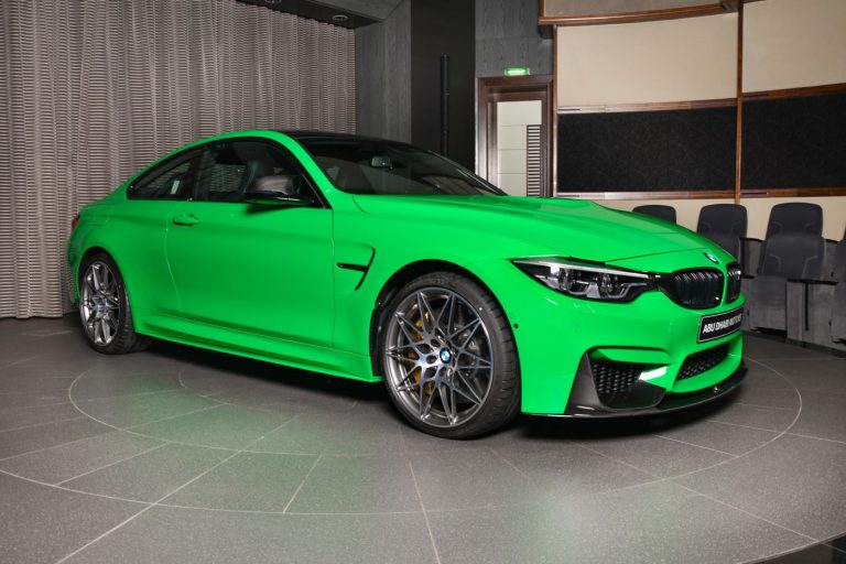 BMW M4 Coupe With M Performance Kit In Signal Green Looks Radioactive ...